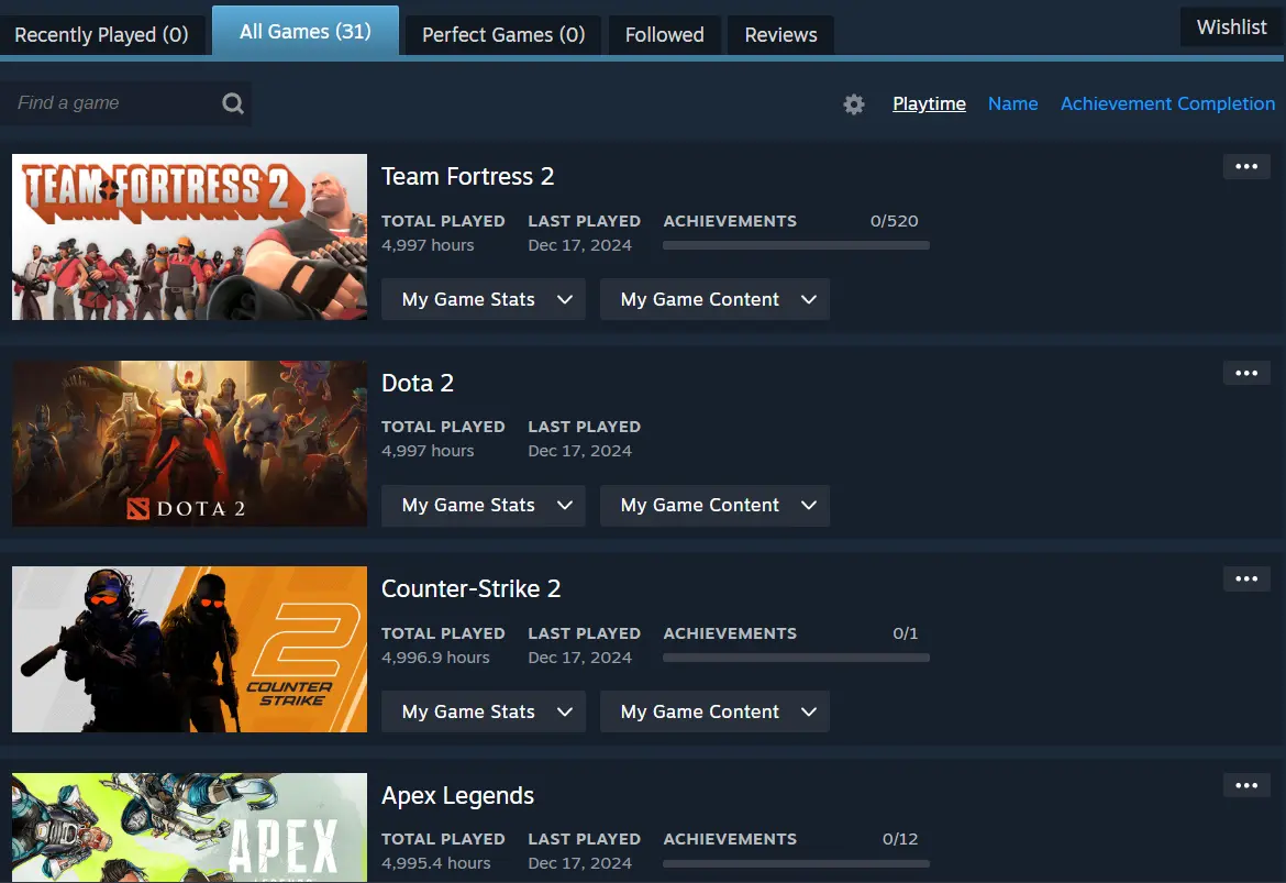 Kaufen Sie 🚀 New Steam Account 🆕 | 4000 Hours ⏳ | Full Privileges 🔓10 ...