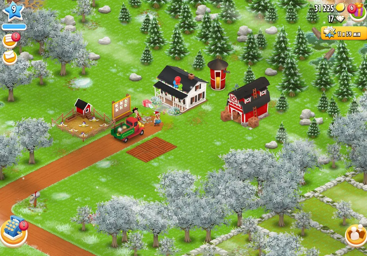 Acquista 3000 Barn 9 Lvl 50 Silo 17 Diamonds 31225 Coins Nail Screw Wood Panel