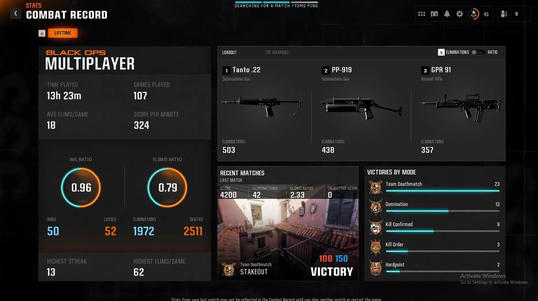 Achetez BO6 Level 45 + 5 GOLD CAMOS 🏅Ranked Ready 🏅 50 Wins 🏅 Linkable ...