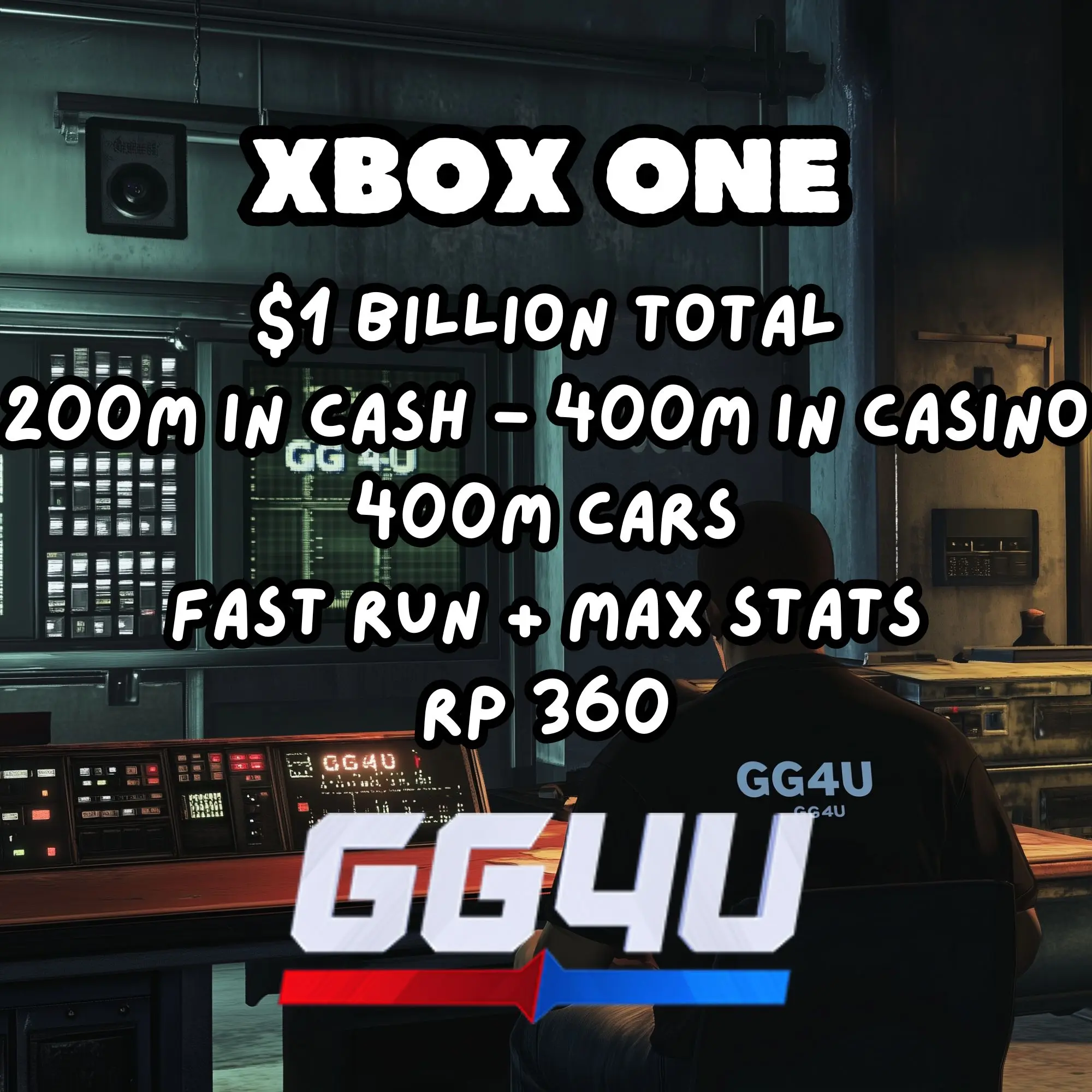 Compre 🚀 GTA 5 Fast Run Modded Account | Xbox One 🎯 RP 357 | 1012.01 Million in Cash | Max Stats ...