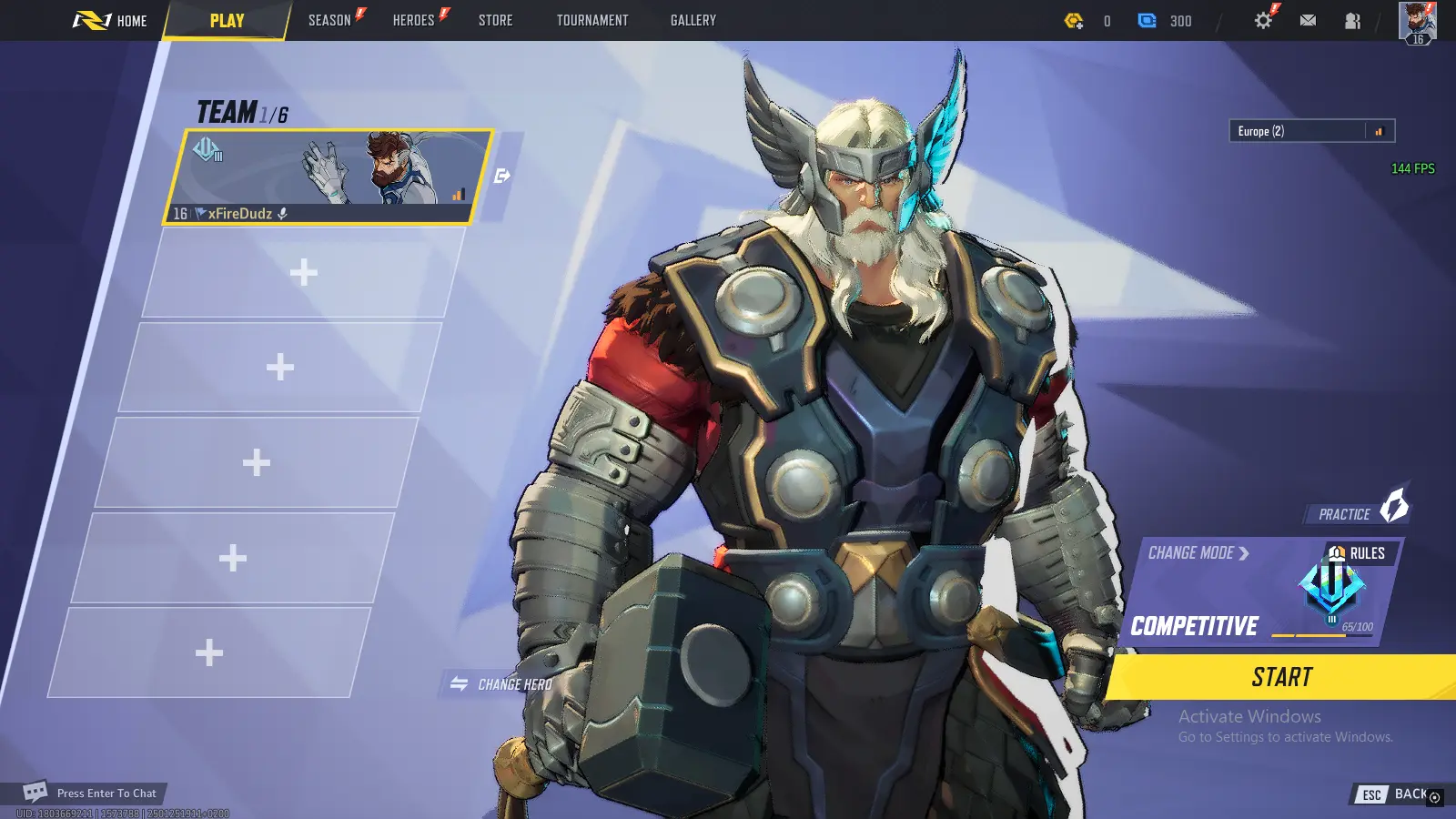 Compre 🔔[Steam] Marvel Rivals [🧢Season 1🧢]🚨Plat 3 Rank Ready💎 Level 16 ...