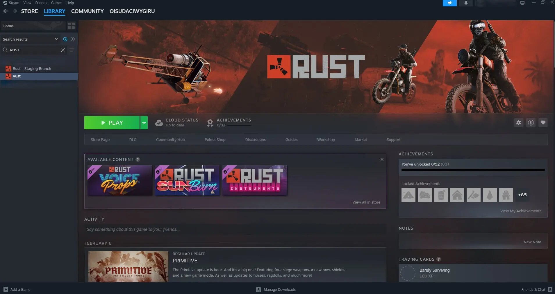 Buy 💸 🏀STEAM 💰 SAFE Rust 36 Skins 0 hours ⸱ 35, 36 Twitch Rounds ...