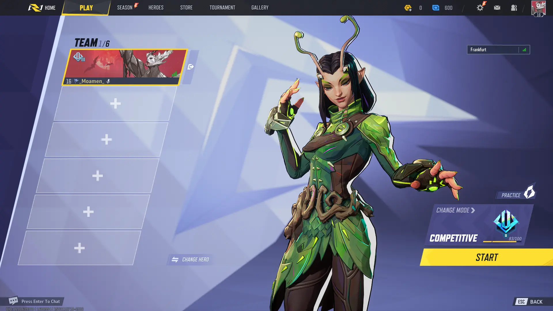 Acquista Marvel Rivals Season 1 🌀 Plat 3 Rank 💠 Level 16 🎖 Free Name ...