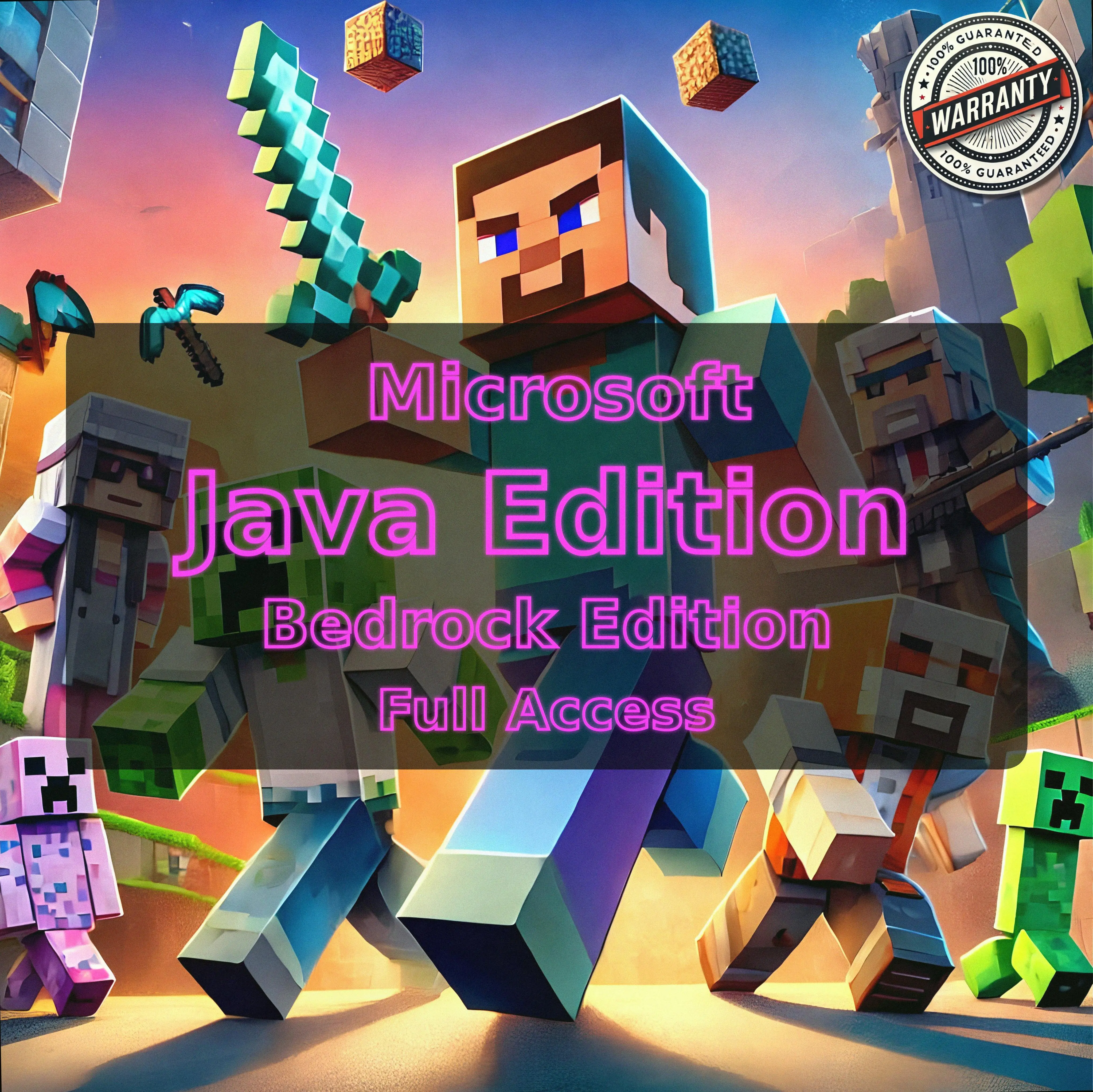 Compra 💸 Microsoft MINECRAFT 🚜 Java Edition Bedrock Edition Hypixel NO ...