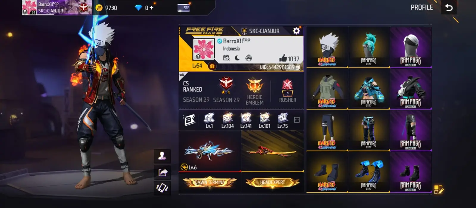 Free Fire Accounts for Sale - Free Warranty