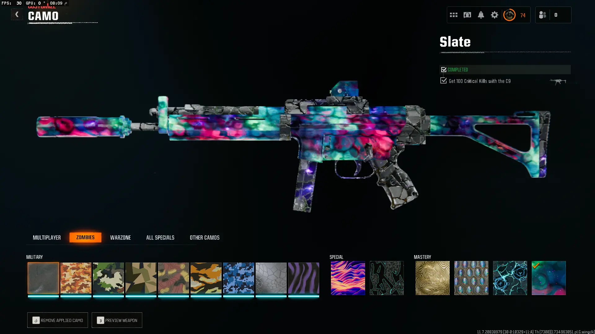Achetez 🔥 BO6 🔥{ Prestige 10 } 🔥 Dark Matter x Nebula + 1000 Camos ...