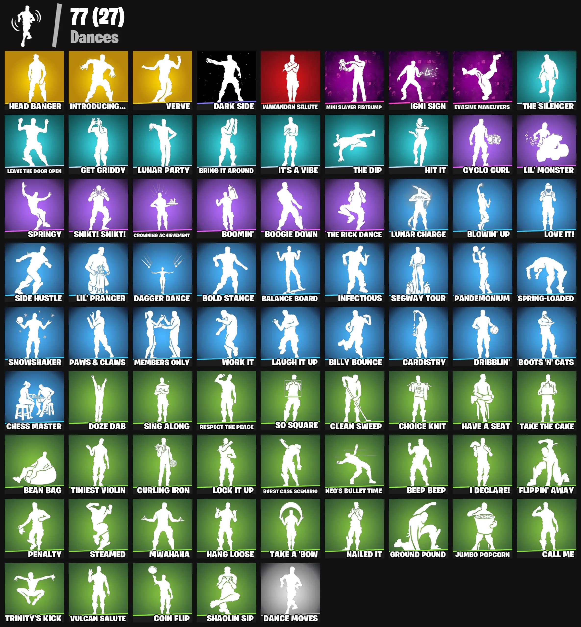Compre 【71 SKINS】 (PC) TRAVIS SCOTT | MIDAS | EX | DEADPOOL | ABSENZ ...