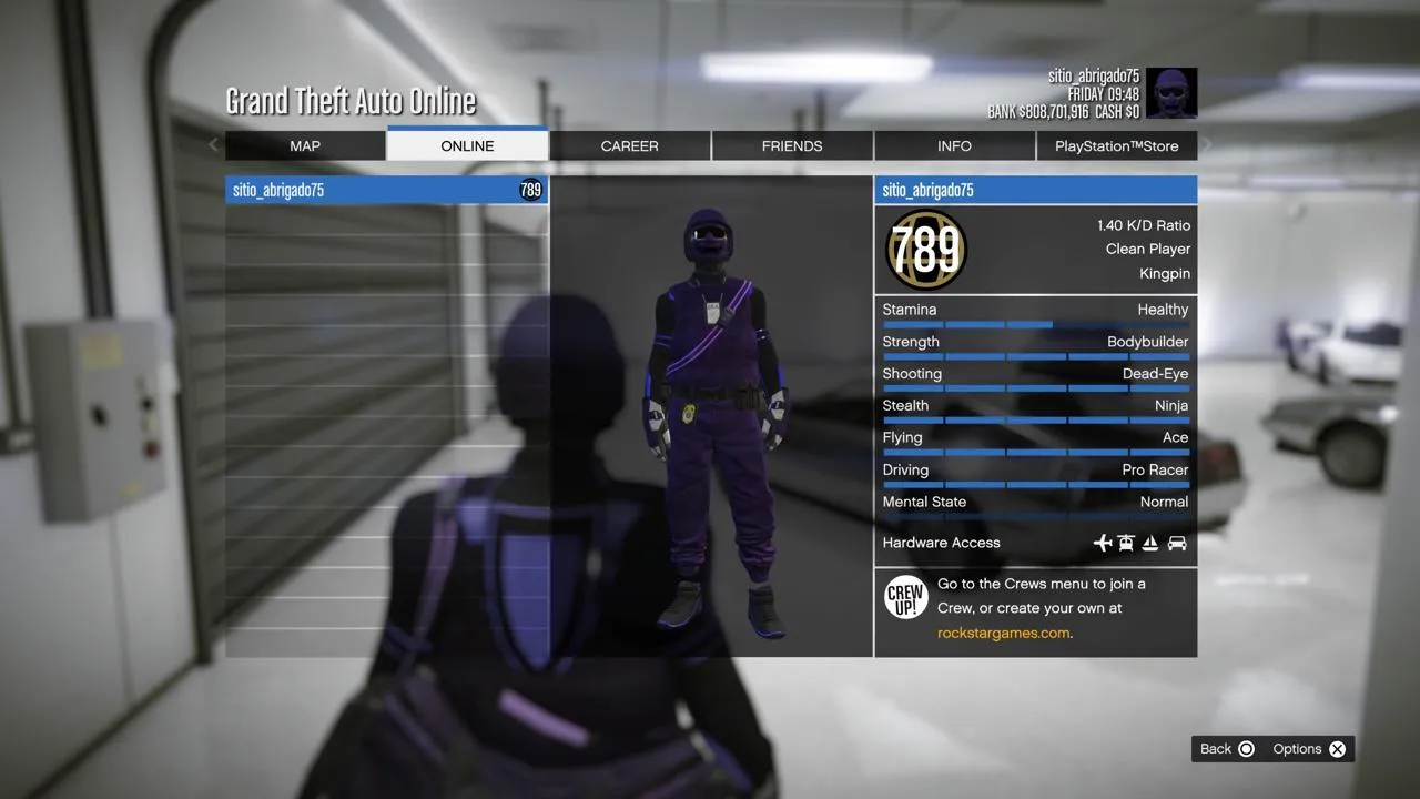 Buy PS5 801 Million Pure Cash 789 RP LEVEL Modded Outfits 50 Cars FULL ACCESS INSTANT DELIVERY for 26.04 GTAV Account