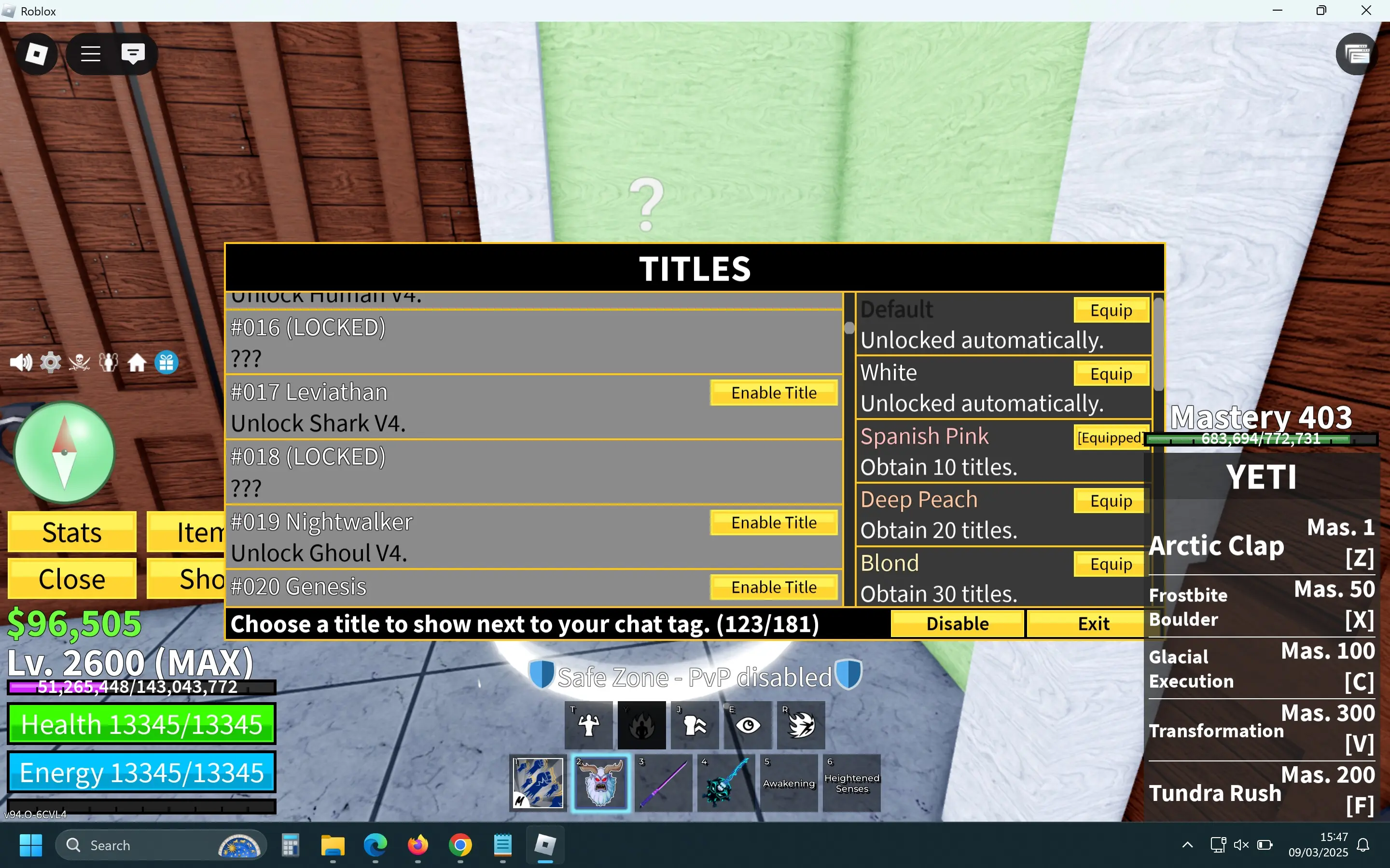 $32.55で[Instant] Level 2600 / Draco Race V3 + 4 Race V4 / Equip: Yeti (All Skills) / Cursed Dual ...