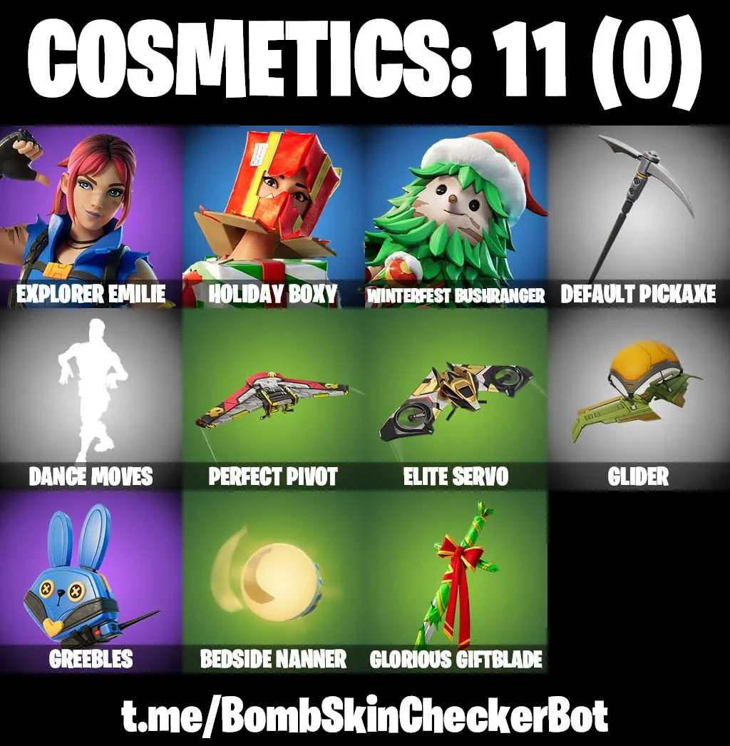 Achetez 🎆3 SKINS ⚡️PC/PSN/XBOX/NINTENDO⚡️ HOLIDAY BOXY 👑 WINTERFEST ...