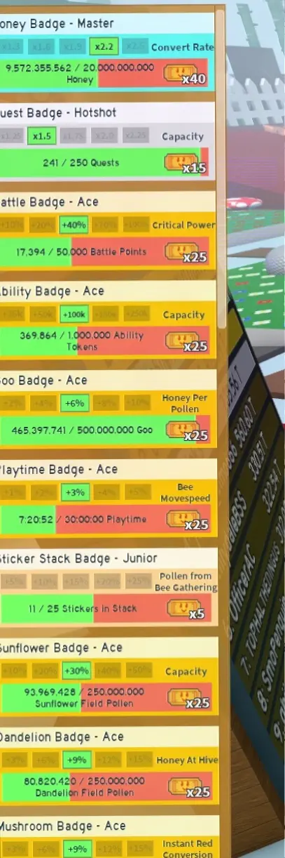 Achetez [Bee Swarm Simulator+Project Slayers] BSS ⸱ 39 Bees+Cub Buddy+9 ...