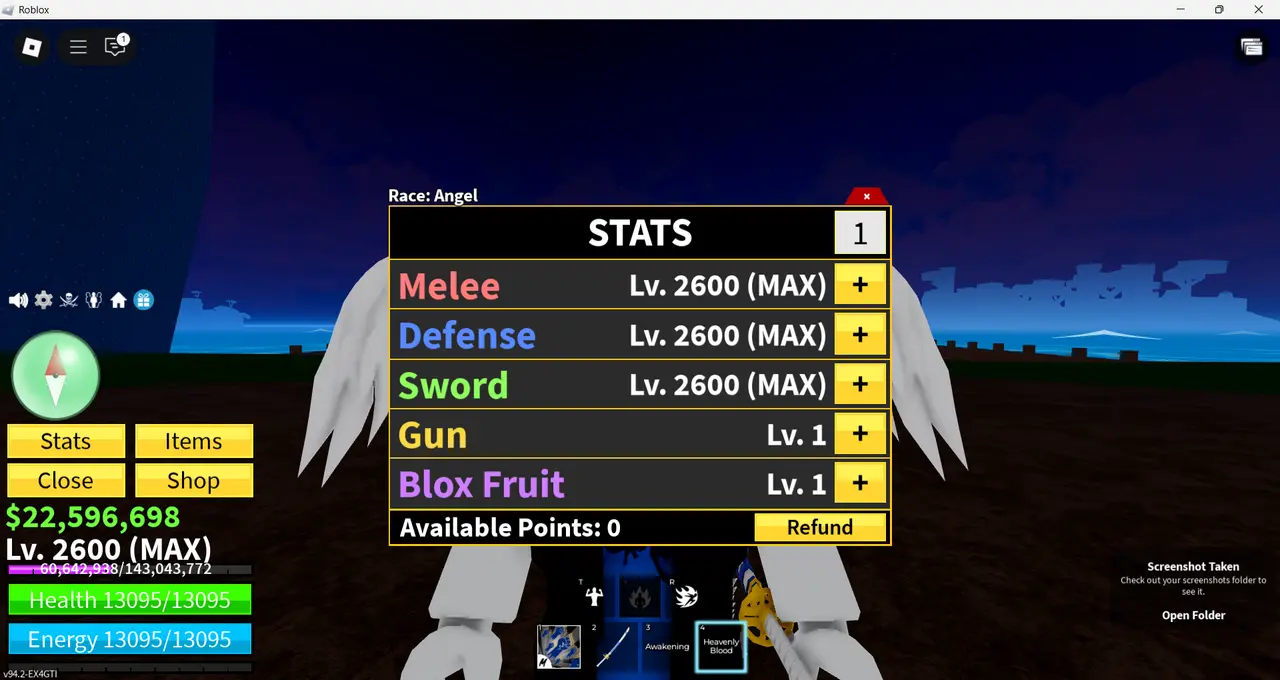 Kaufen Sie 【🌸BLOX FRUIT 2600 MAX LEVEL🌸】【😇 Angel V4 Full Gear 😇】【🔱 GOD ...