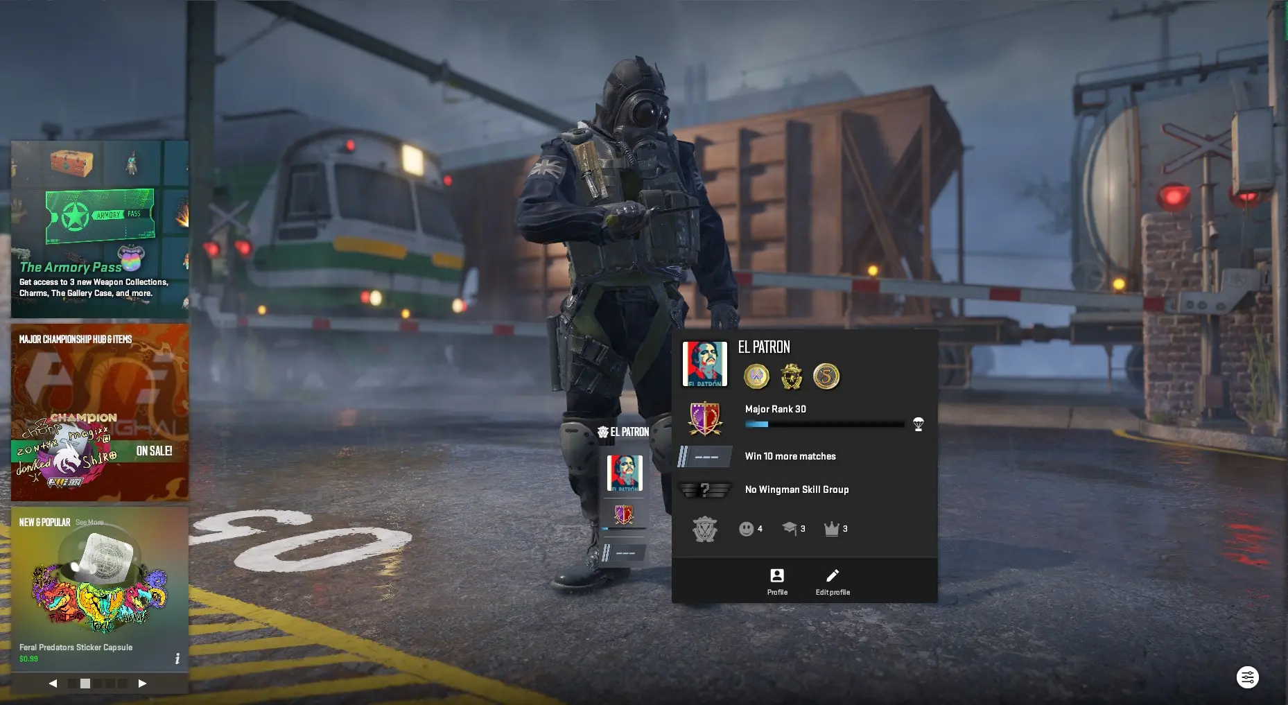 Achetez Prime CS2 / 3 Medals (Loyalty Badge/Global Offensive Badge/5 ...