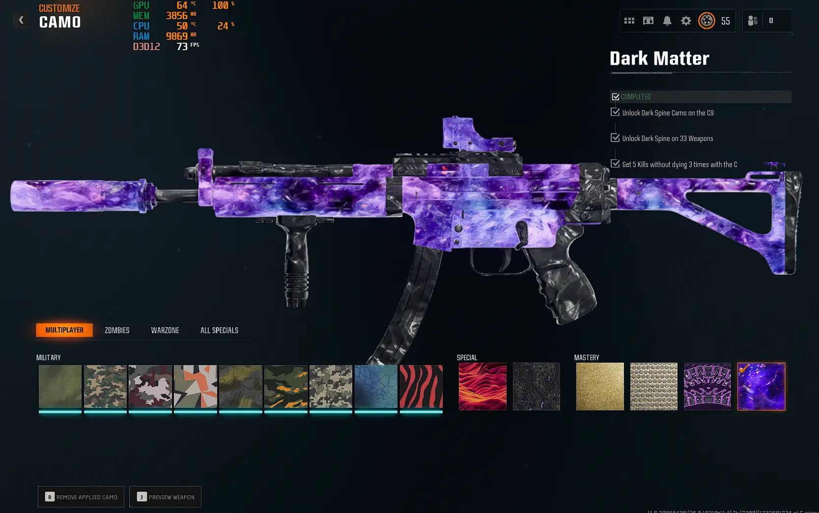Kaufen Sie BO6 & WZ4 Prestige 10 + Dark Matter 40 Guns Maxed All BO6 ...