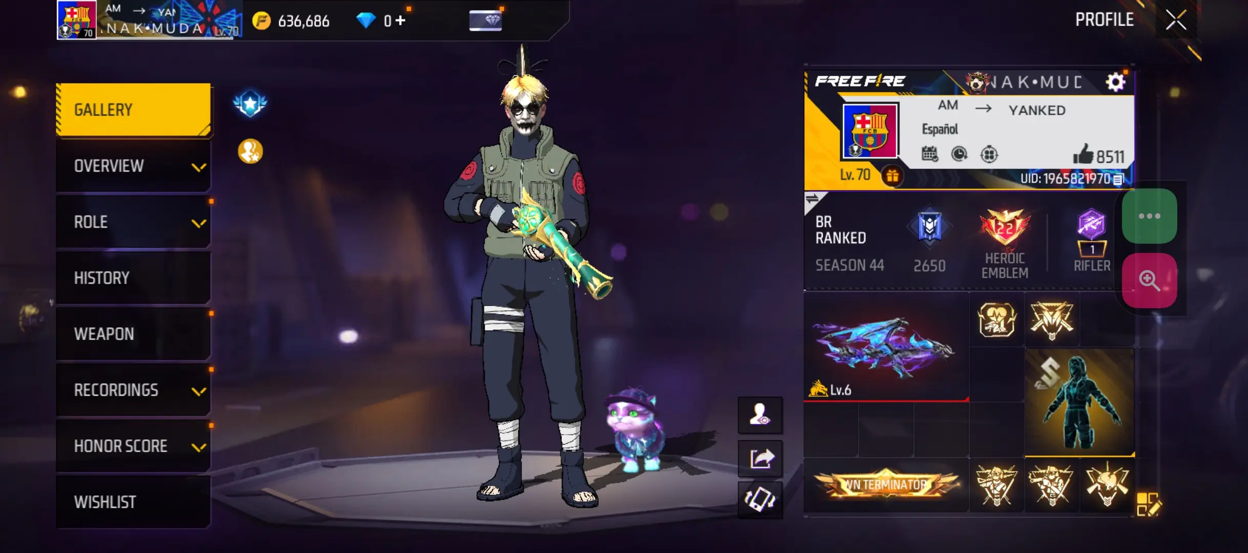 Free Fire Accounts for Sale - Free Warranty