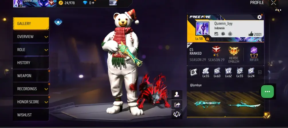 Free Fire Accounts for Sale - Free Warranty