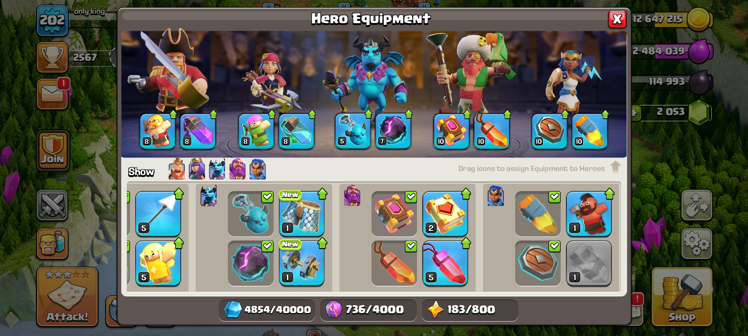 Achetez TH 16 Semi Max Heroes skins Magic items Epic Equipments 3 ... Achetez TH 16 Semi Max Heroes skins Magic items Epic Equipments 3 ...