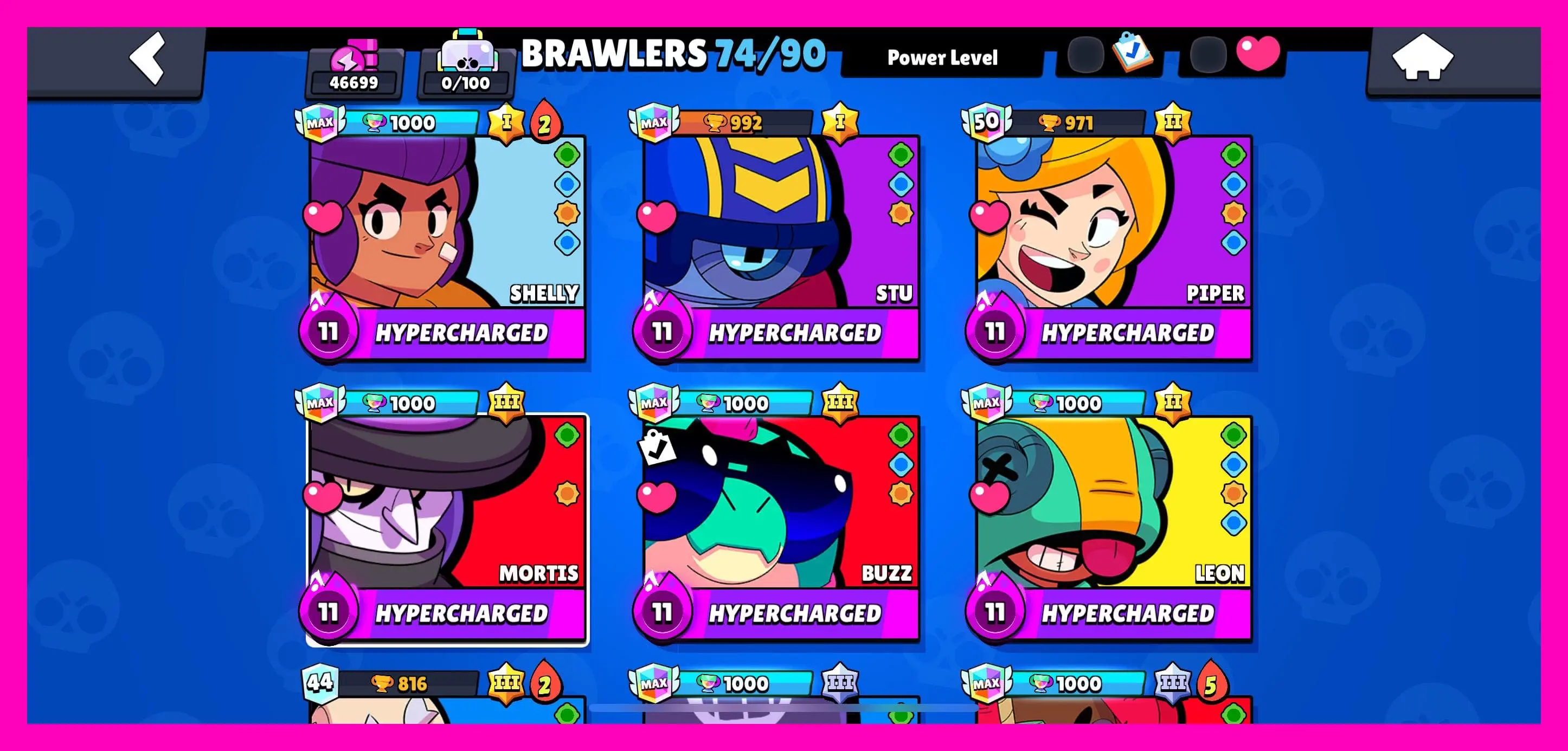 Kaufen Sie Brawl Stars account | 46.7K trophies 🏆 | 74/90 Brawlers 🔥 ...