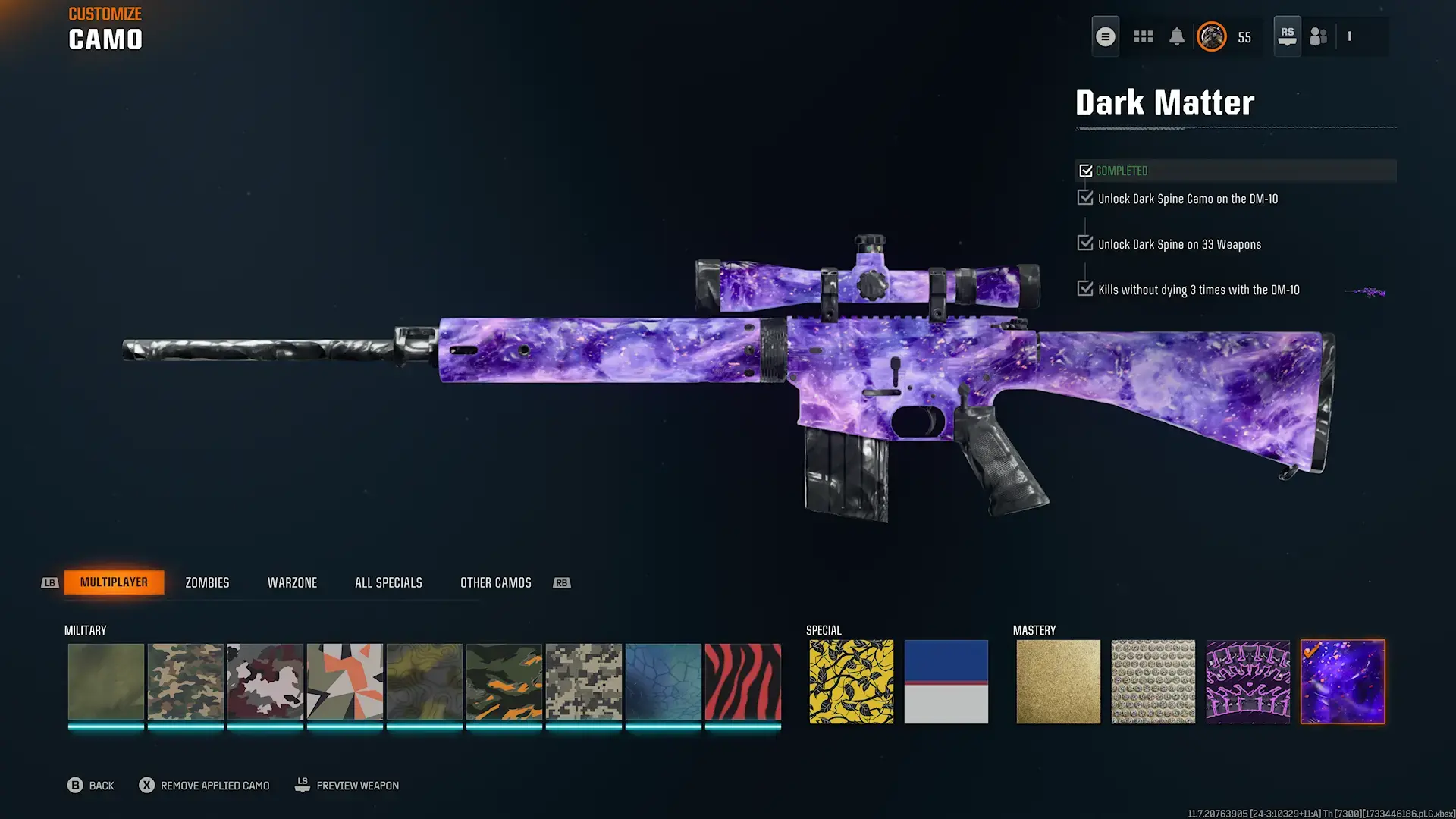 Buy 🌵 BO6 🌵 Prestige Master 49 Maxed Guns Level 57 【 Prestige 10 ...