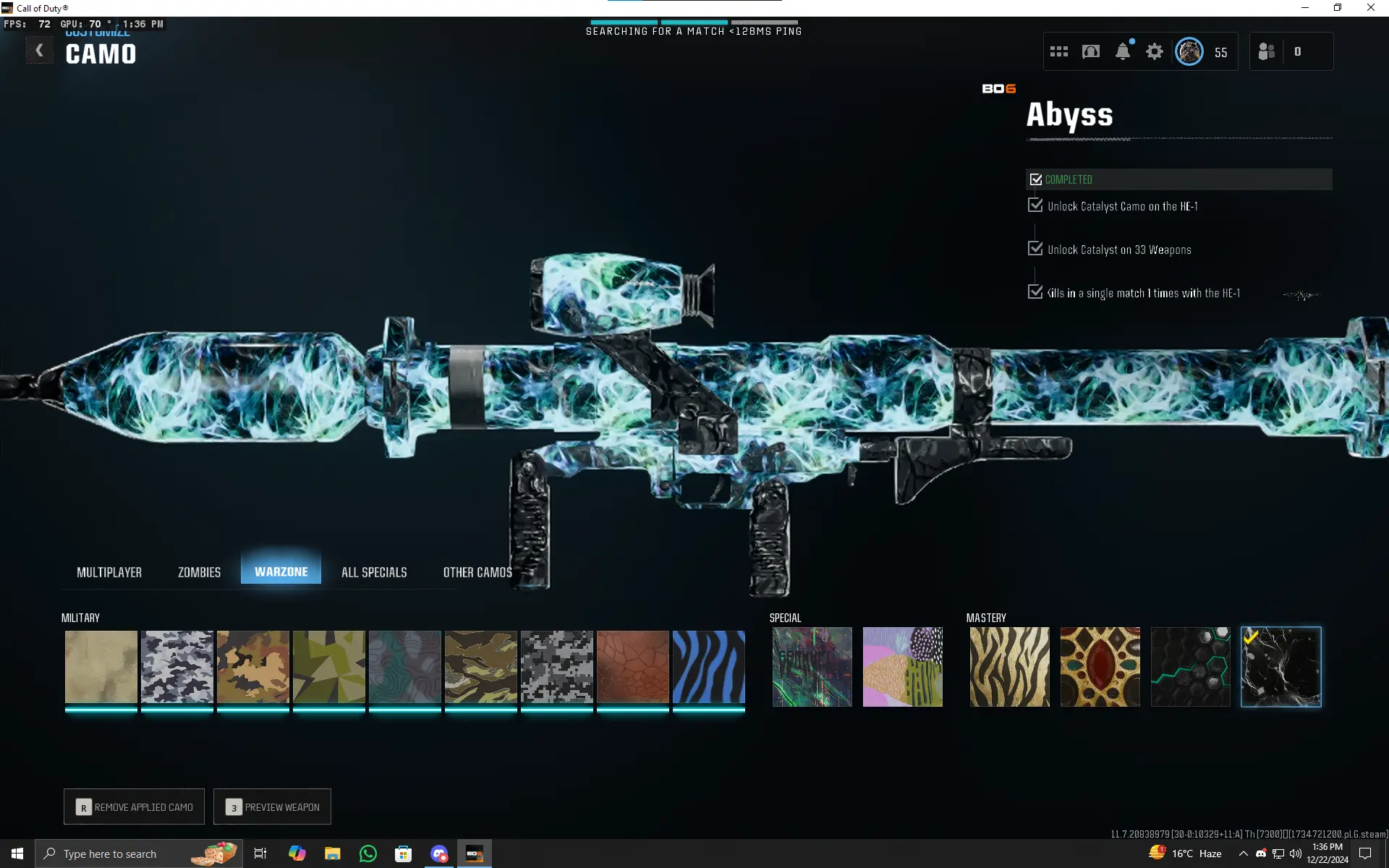 Achetez 🔥 BO6 🔥 Abyss Legit Unlocked + Prestige 4 🔥 All BO6 Guns High ...