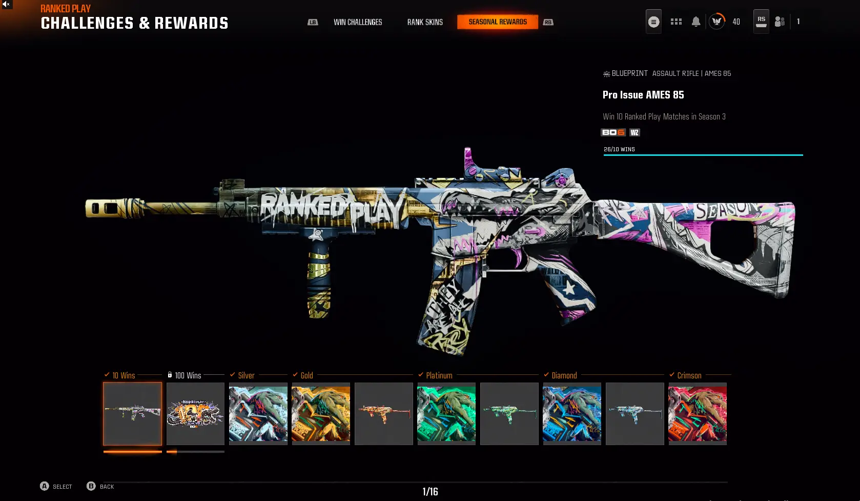 购买 🌟⚡ BO6 ⚡🌟 Season 3 Crimson 1 Rank SR 7591 S2 🔥 18 Operators + ranked ...