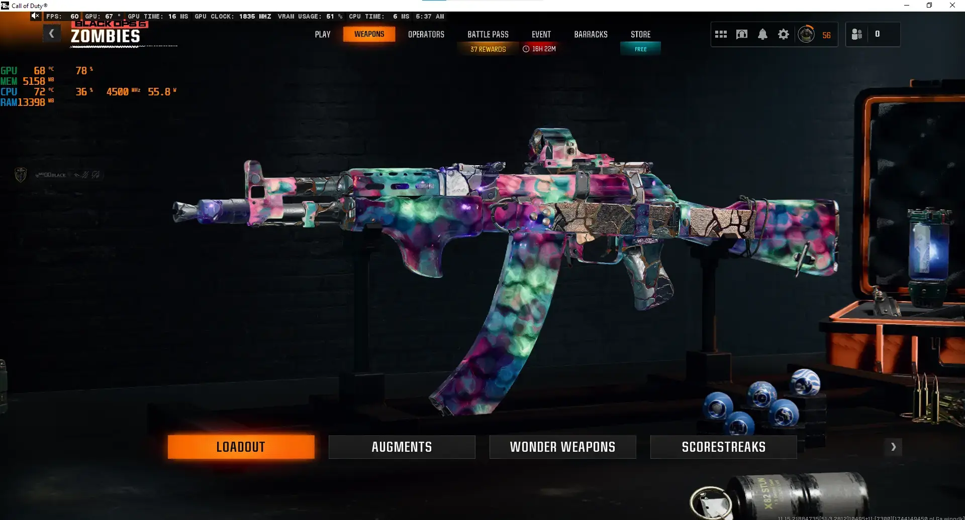 Buy ️ BO6 / WZ4 ️ 💥 Prestige 10 Master Nebula Dark Matter 🎯 All BO6 ...