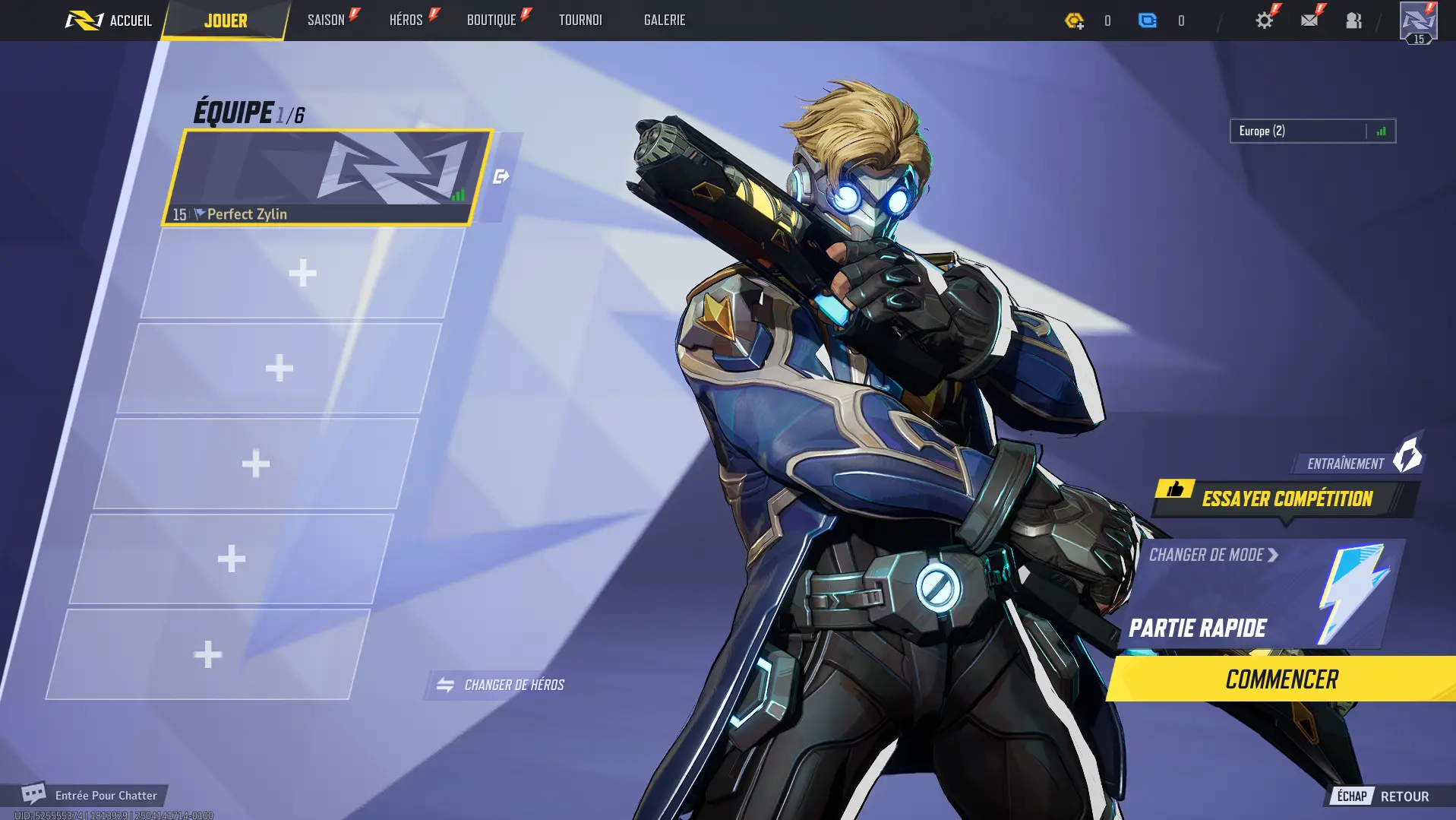 Achetez ⭐ Marvel Rivals 🎯 Ready for ranked 🚀 Level 15 🥉 Bronze 3 ...