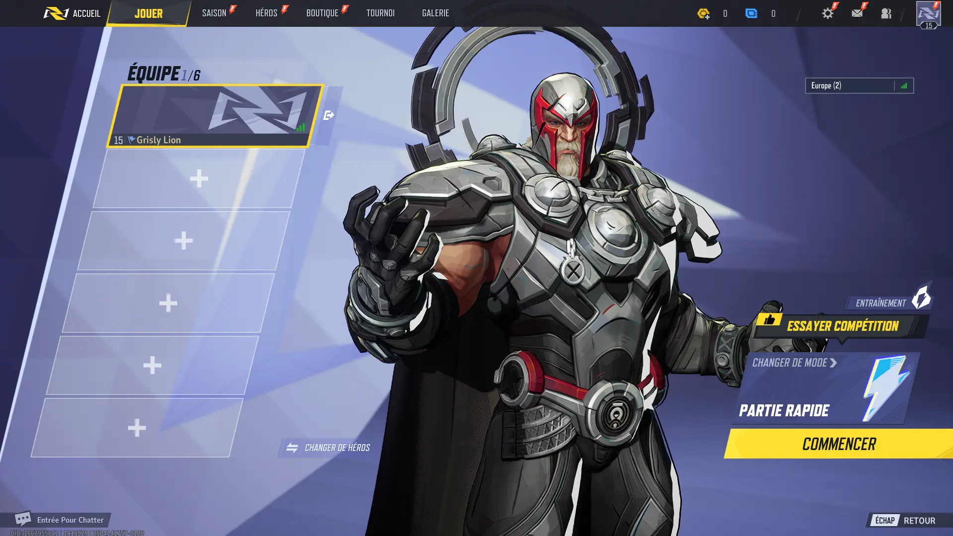 Acquista ⭐ Marvel Rivals 🎯 Ready for ranked 🚀 Level 15 🥉 Bronze 3 ...