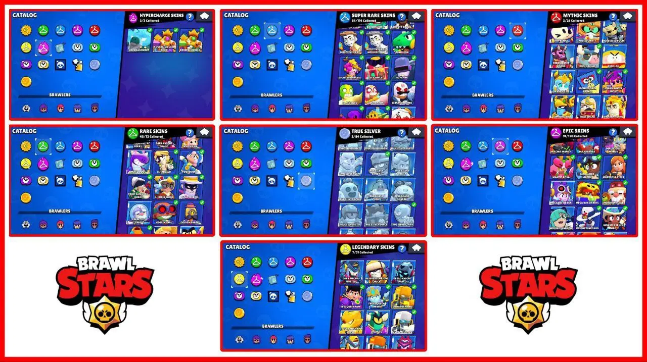 Kaufen Sie 👑ALL 90 BRAWLERS MAXED👑 74000 TROPHIES🏆 241 OG SKINS💎 RARE ...