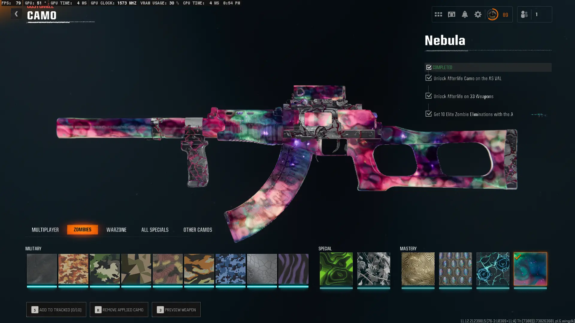 Achetez 🌈 BO6🌈 Prestige Level 2 🥇 | 33 Nebula Camos 🌌 | 495+ Camos 🪐 ...