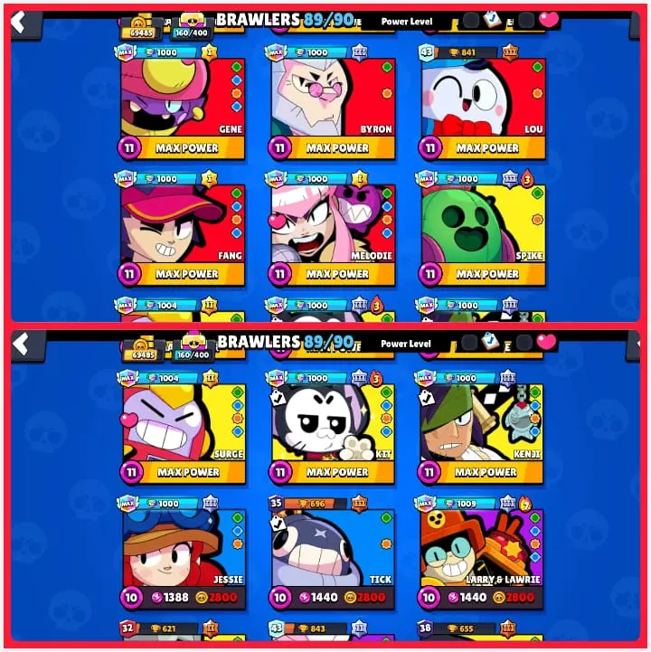 Kaufen Sie [ PREMIUM ] 69000+ TROPHY 🌟 15 MAX BRAWLERS 🌟 6 HYPERMAXED 🌟 ...