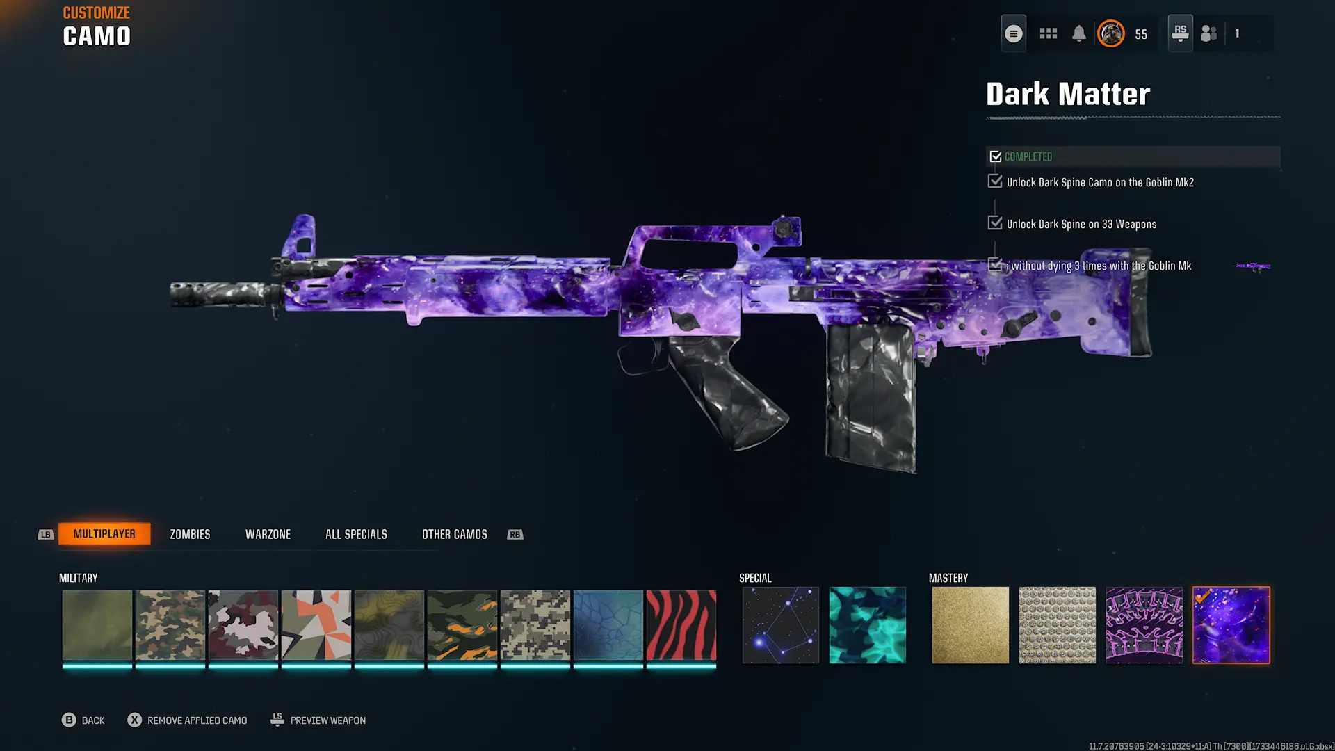 Achetez BO6 / WZ 💥 40 GUNS DARK MATTER 💎50 Wins 💣Ranked Ready Game Pass ...