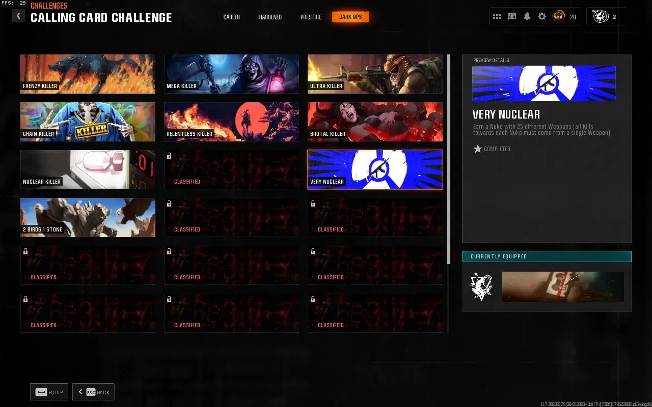 Buy Dark Matter 💥 500 Camos + Prestige 1 🎯 Level 55+ 50 Wins 🏆 17 ...