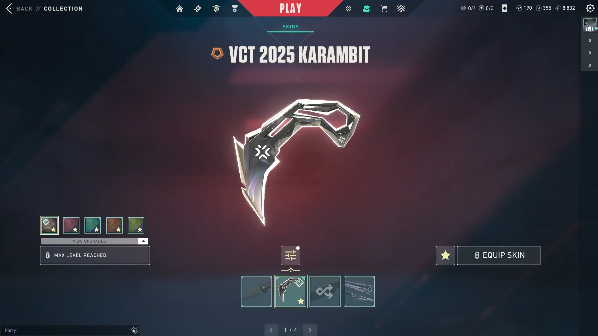 Achetez ️ EU ⸱ Platinum 1 💎 VCT 2025 KARAMBIT ️ ELDERFLAME & PRIME ...