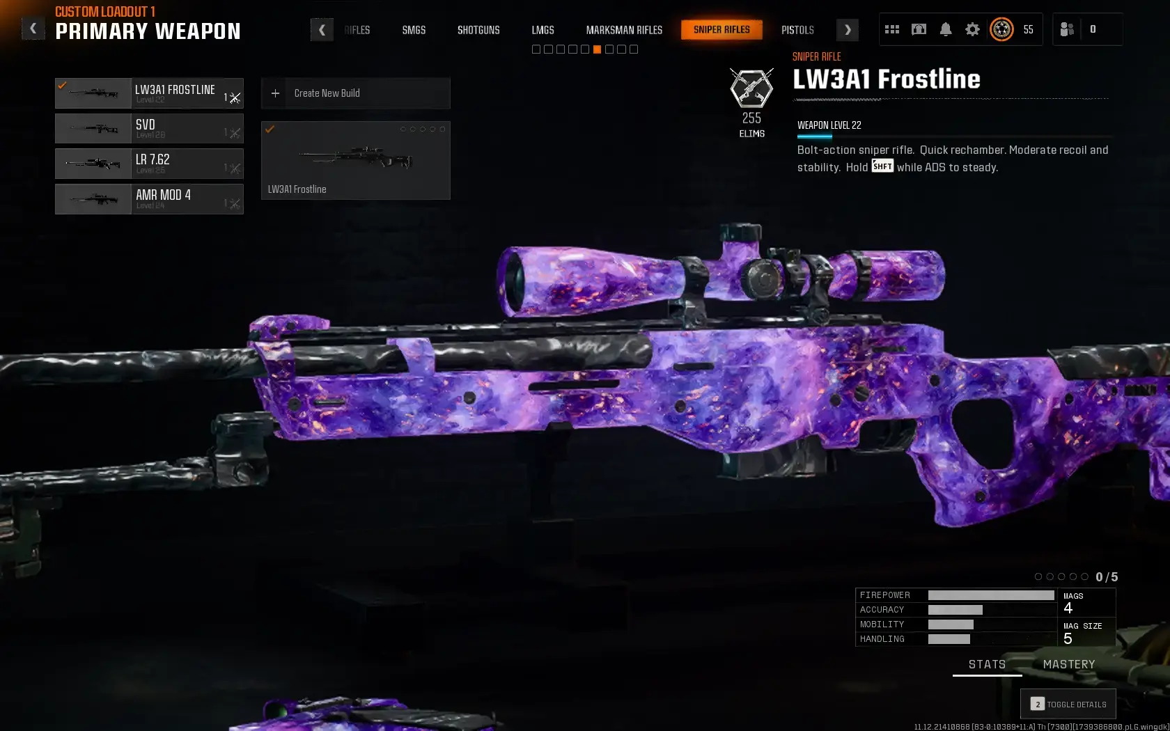 Buy 💎 BO6 Dark Matter + 50 Wins 🏆 | 495+ Camos 🎨 | Max Level 55 ⚡ ...
