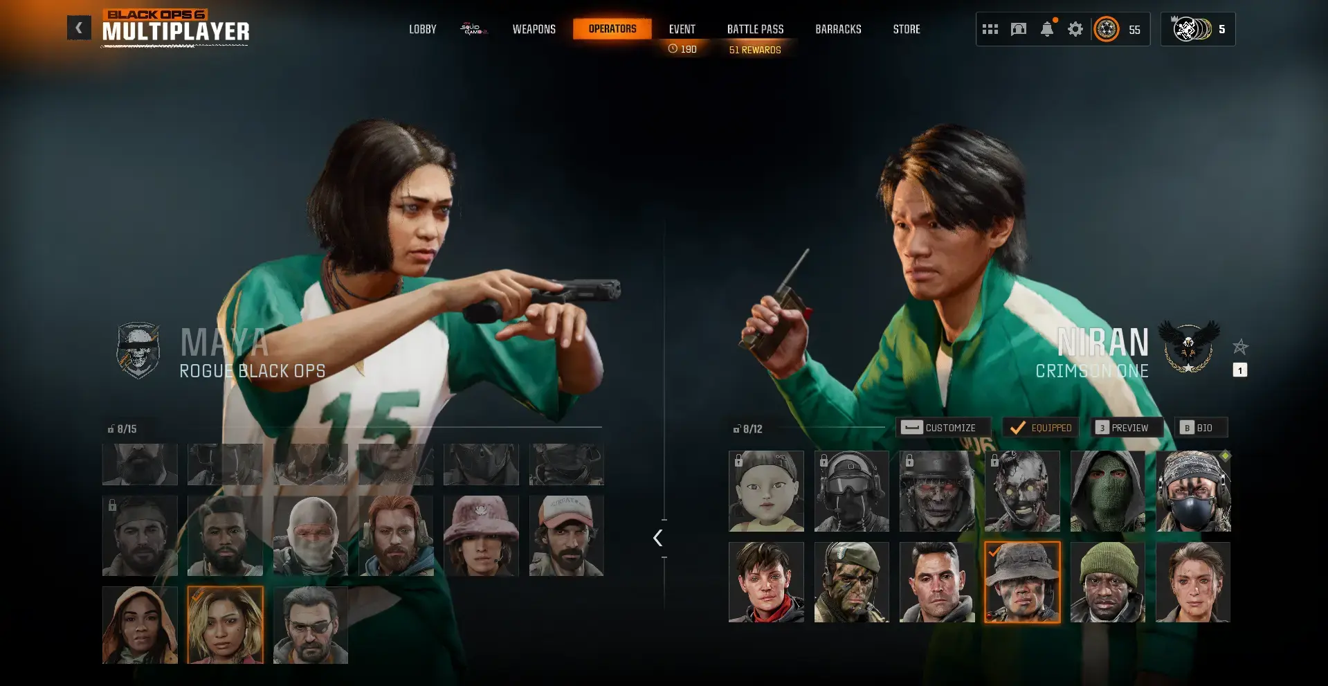 Buy 💎 BO6 Dark Matter + 50 Wins 🏆 | 495+ Camos 🎨 | Max Level 55 ⚡ ...