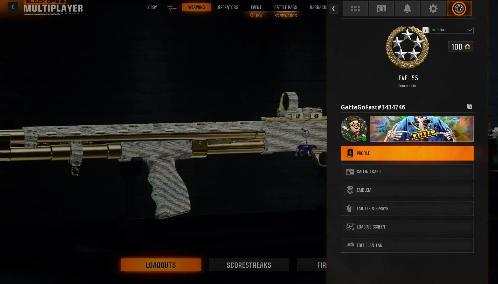 Buy 💎 BO6 13 Diamond Camos ⚡ Level 55 + 50 Wins 🌟 All AR’s & SMGs ...