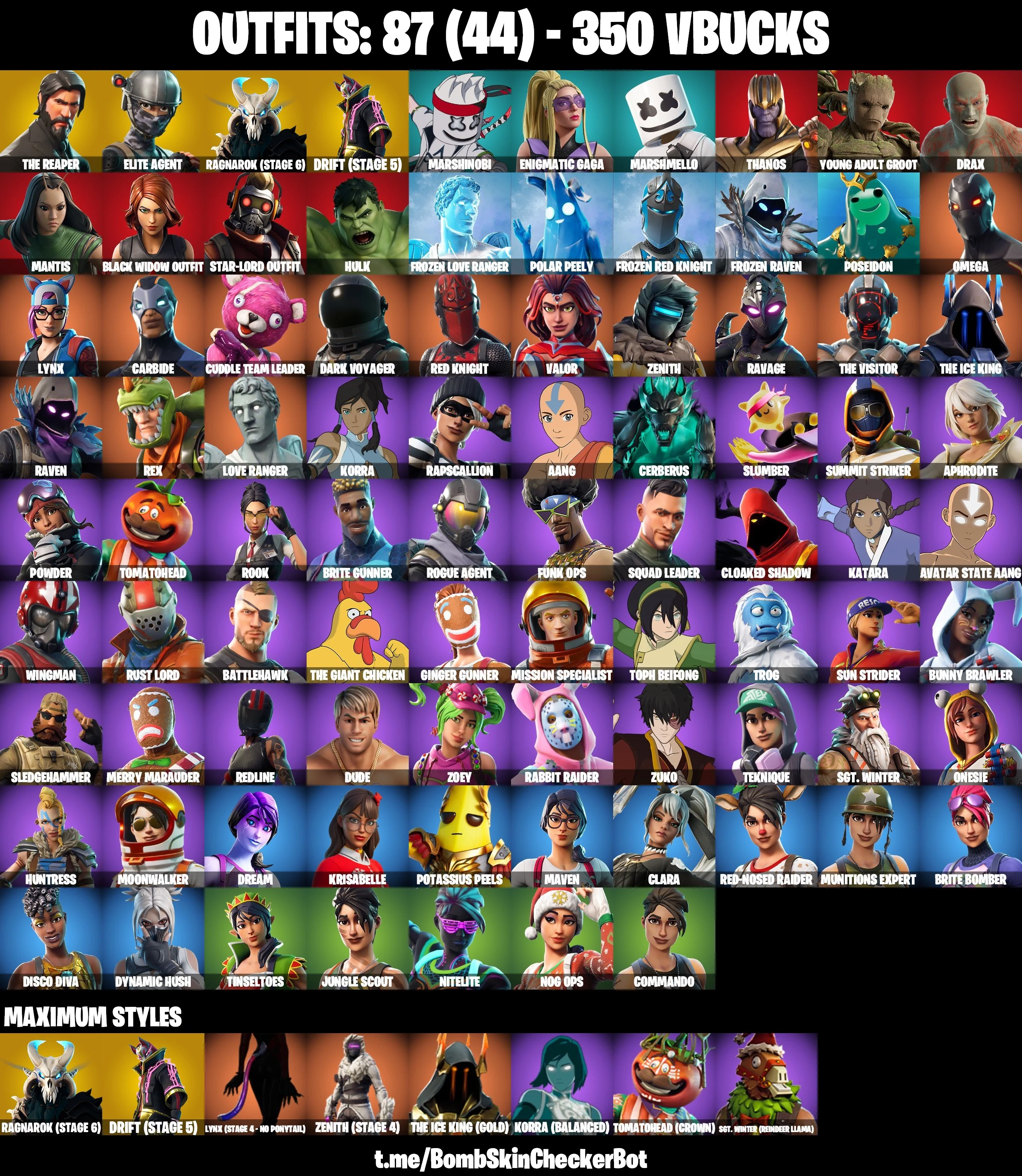 Compre 87 Skins The Reaper Take The L Rogue Agent Elite Agent Take The ...