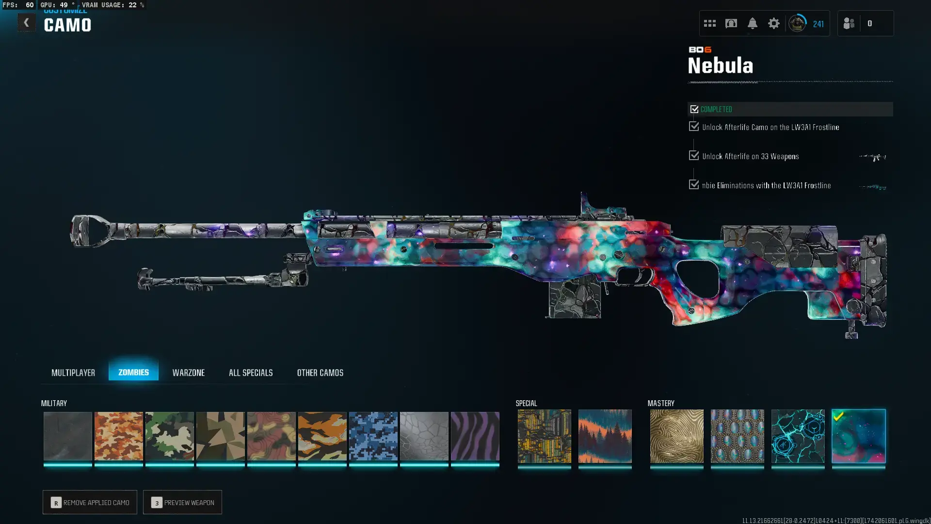 Buy 【🔥 BO6 🔥】🐆【 Nebula + Prestige Master 】 | Nearly All Weapons Maxed ...