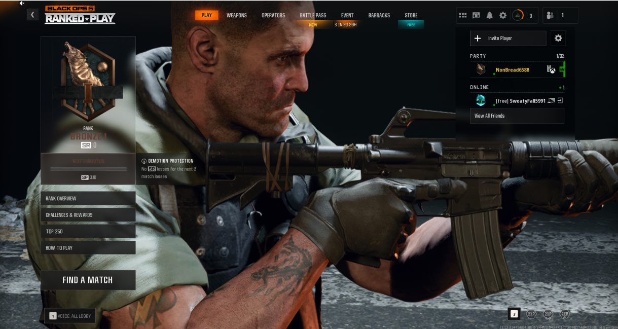 Buy 【🔥 H06 – BLACK OPS 6 🎮】 【📈 LEVEL 30+】 🏆 50 WINS 🎯 RANK READY 1–2 GOLD CAMO 🔫 XM4 MAX 🎭 18 ...