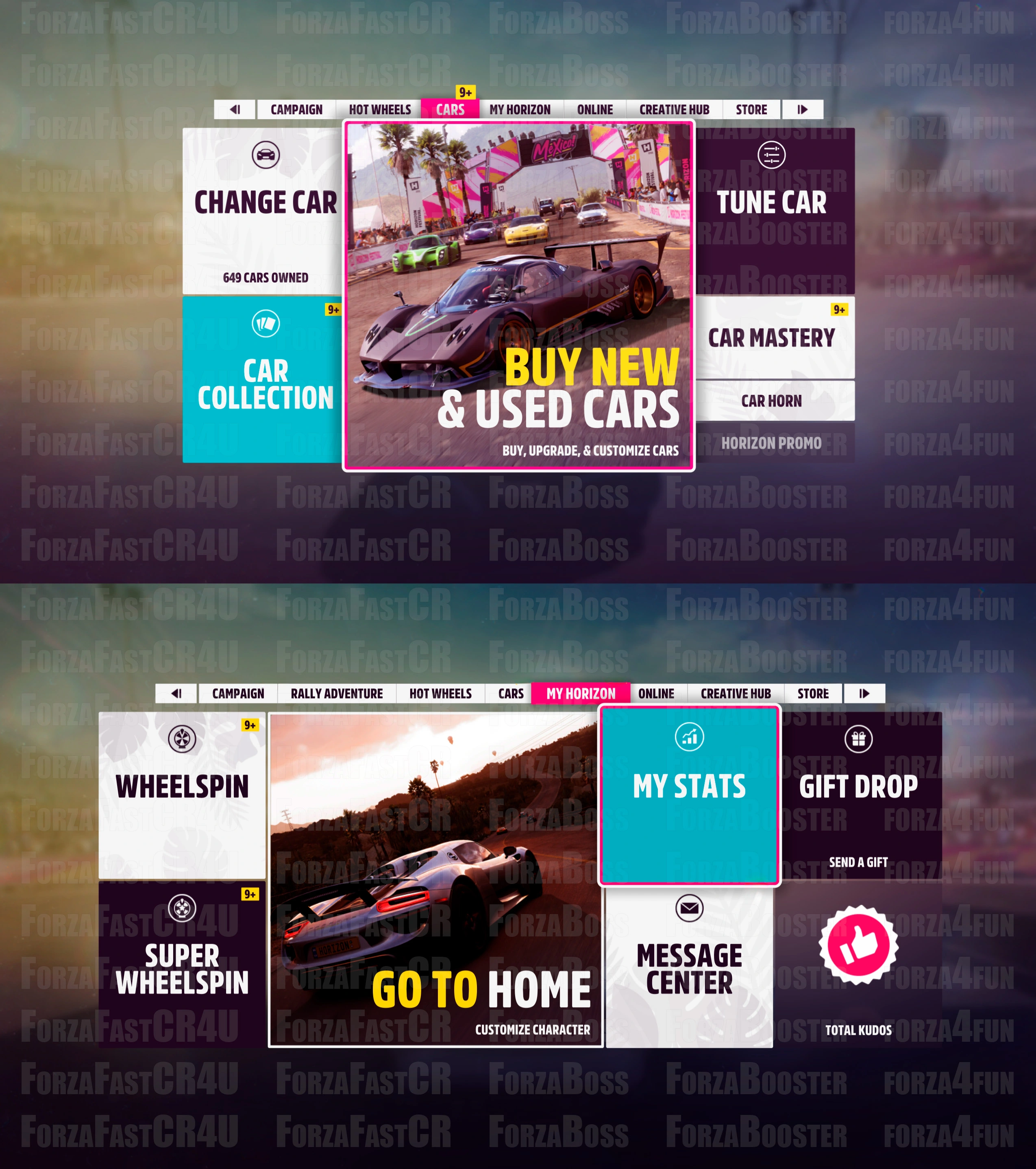 Buy All Cars + 999M: CR & Super Wheelspin & Wheelspin & Car Mastery (Skill) Points & Forzathon ...