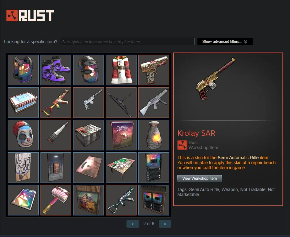 Buy 📦 144 TWITCH Items 🔨(26-29+32-38 Rounds)🔨+RUST (0 Hours)+1-2 Years old Steam+1 lvl+Full ...