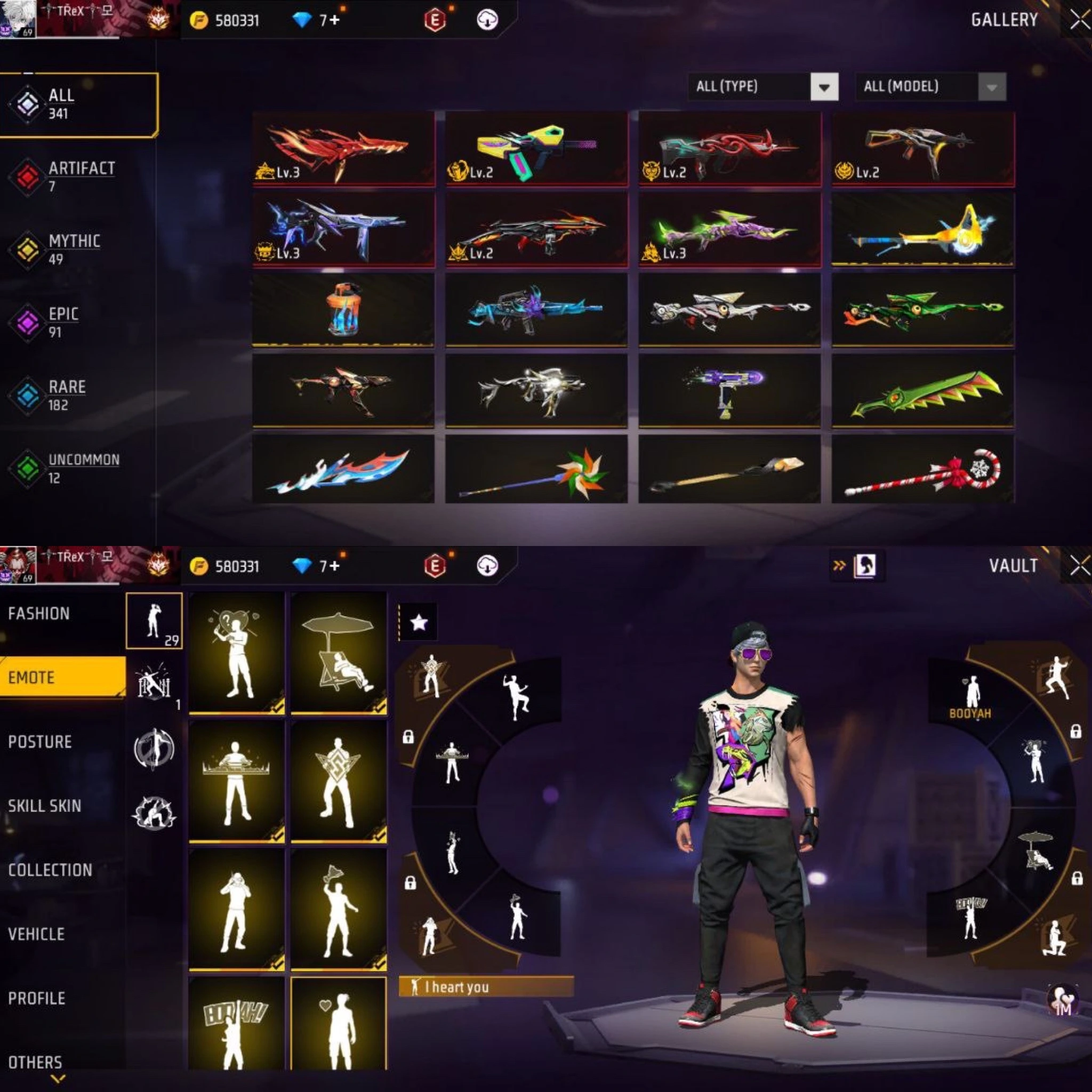 Free Fire Accounts for Sale - Free Warranty