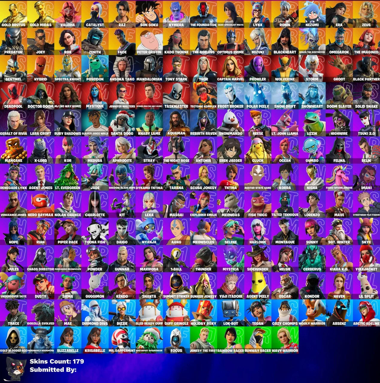 Compra 179 SKINS 💎 PSN PC XBOX 💎 GOLD MIDAS 💎 GOLD BRUTUS 💎 OPTIMUS ...