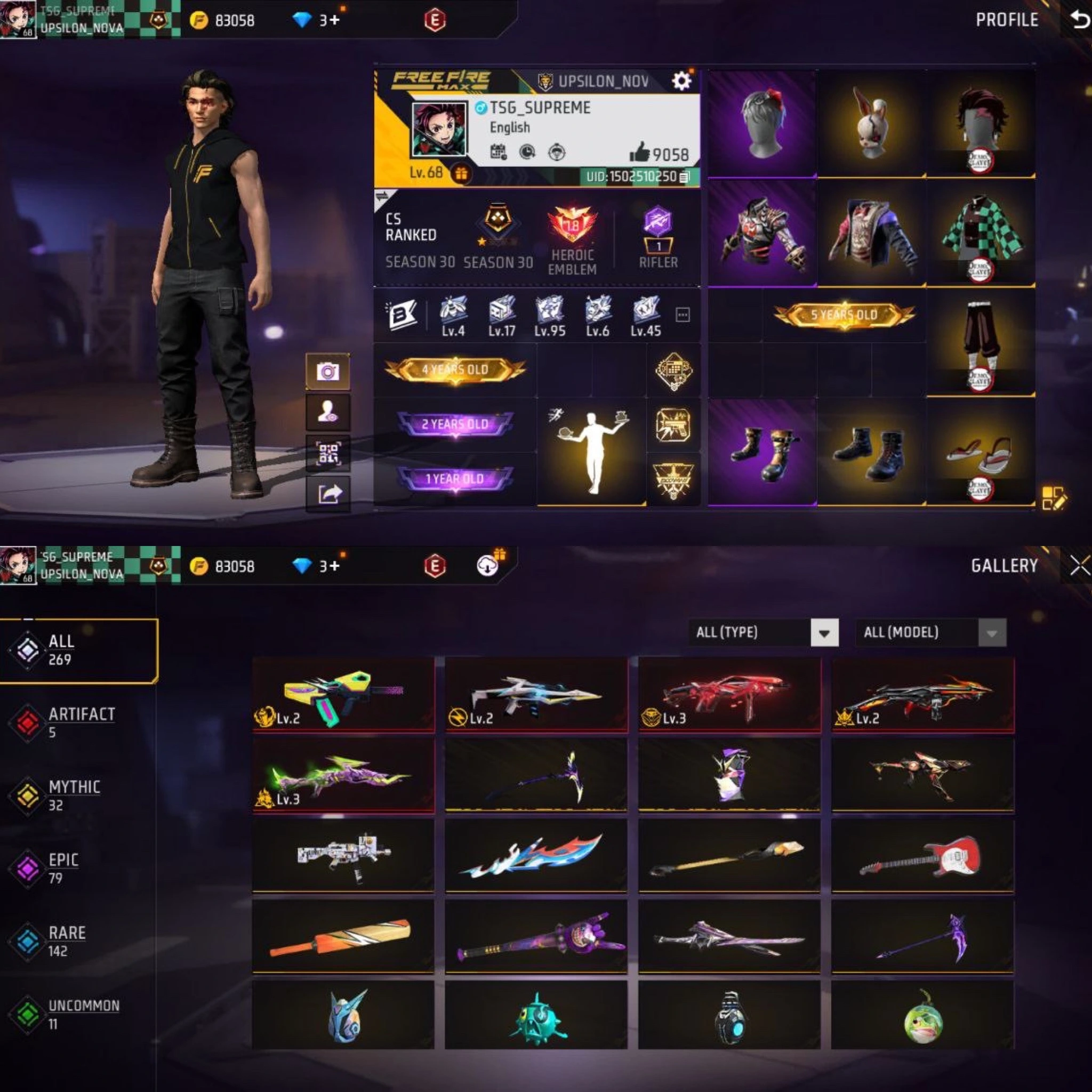 Free Fire Accounts for Sale - Free Warranty