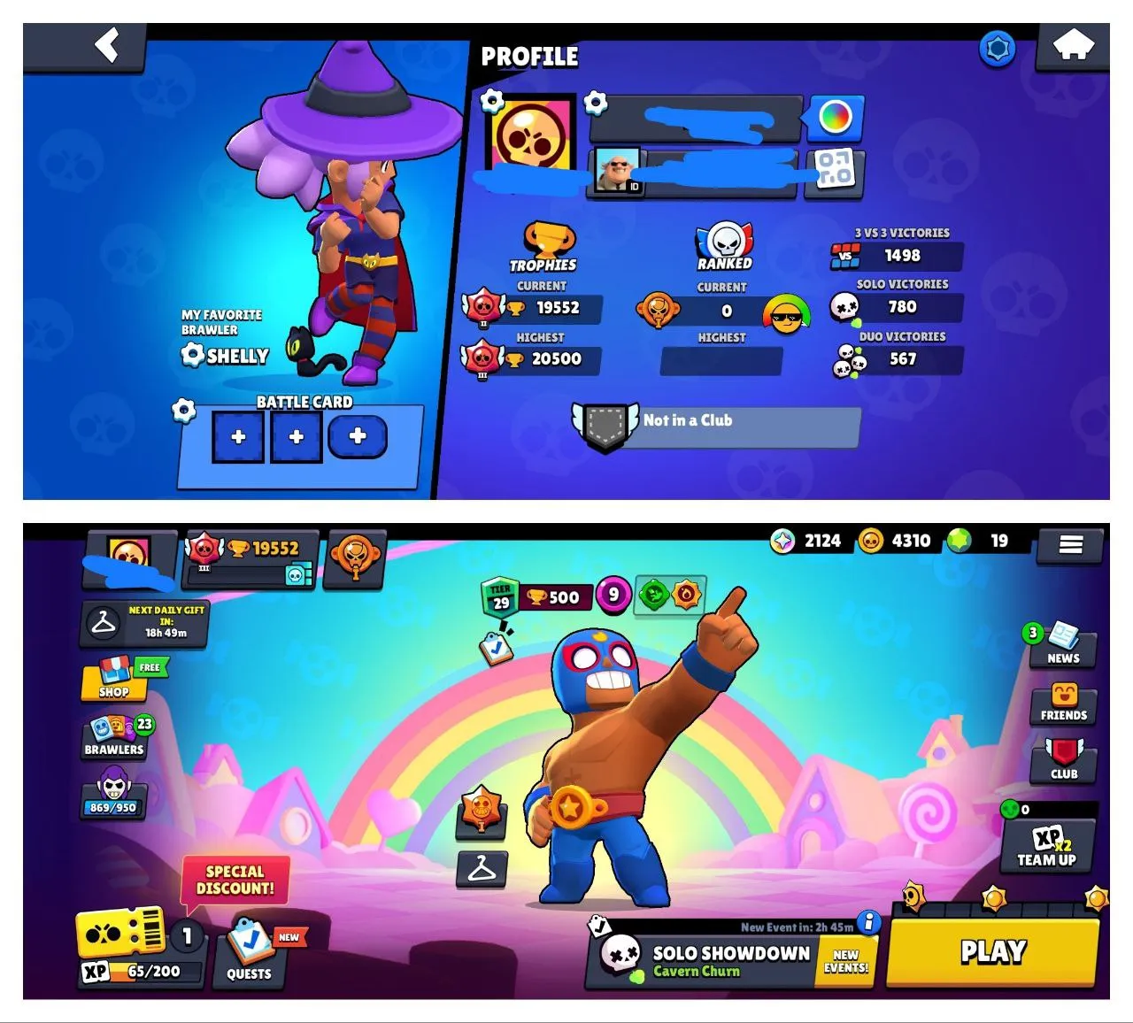 Kaufen Sie RAREST ACC 🔥 CUPS 19500 🔥 WITCH SHELLY 🔥 BRAWLER 49 🔥 DARK ...