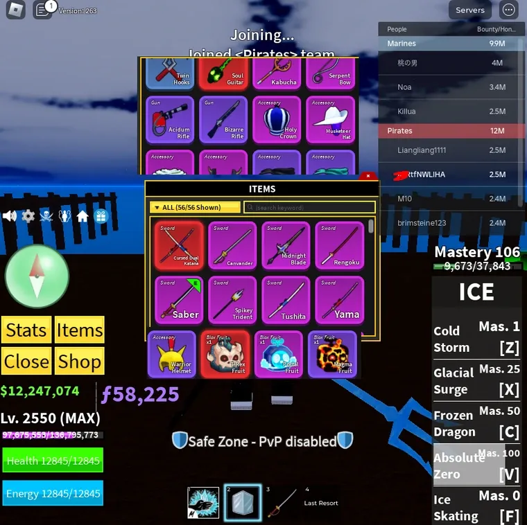 Buy Blox Fruits / Kitsune-Trex-Mammoth-Portal Inventory / CDK ...