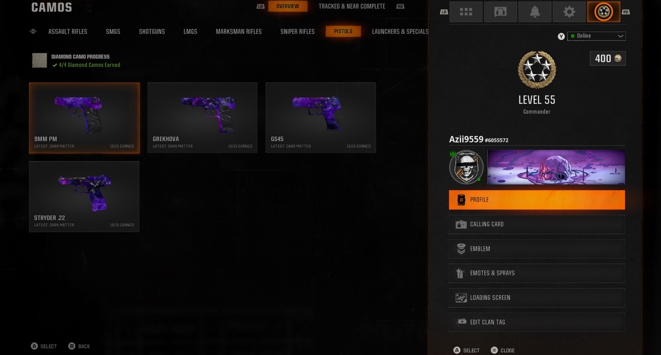 Kaufe 【🦚 BO6 ⸱ Dark Matter 🦚】【 Dark Matter 33 Unlocked + 55 Level 】 ⚔ ...