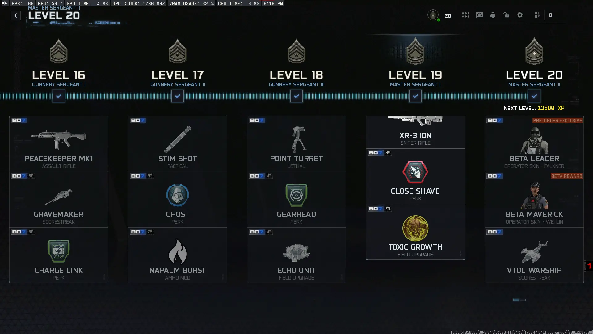 Buy 💠 BO7 / Black Ops 7 💠 Open Beta 💠 Level 20 🪄 Beta Rewards Unlocked ...