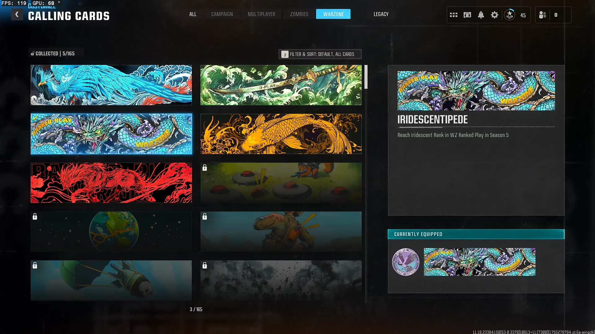 Achetez 🌀 WZ4 Rebirth 🌀 Iridescent Rank SR 10005 🏆 Ranked Ops 🎮 Full ...